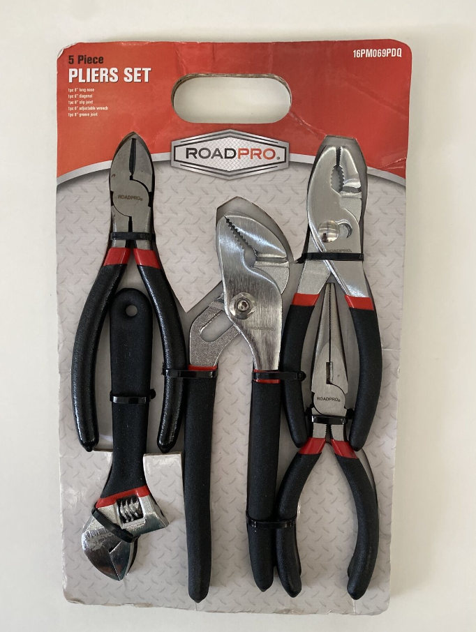 5pcs. Pliers and Wrench Set Craftsman Hand Tools Linesman Hardened ...