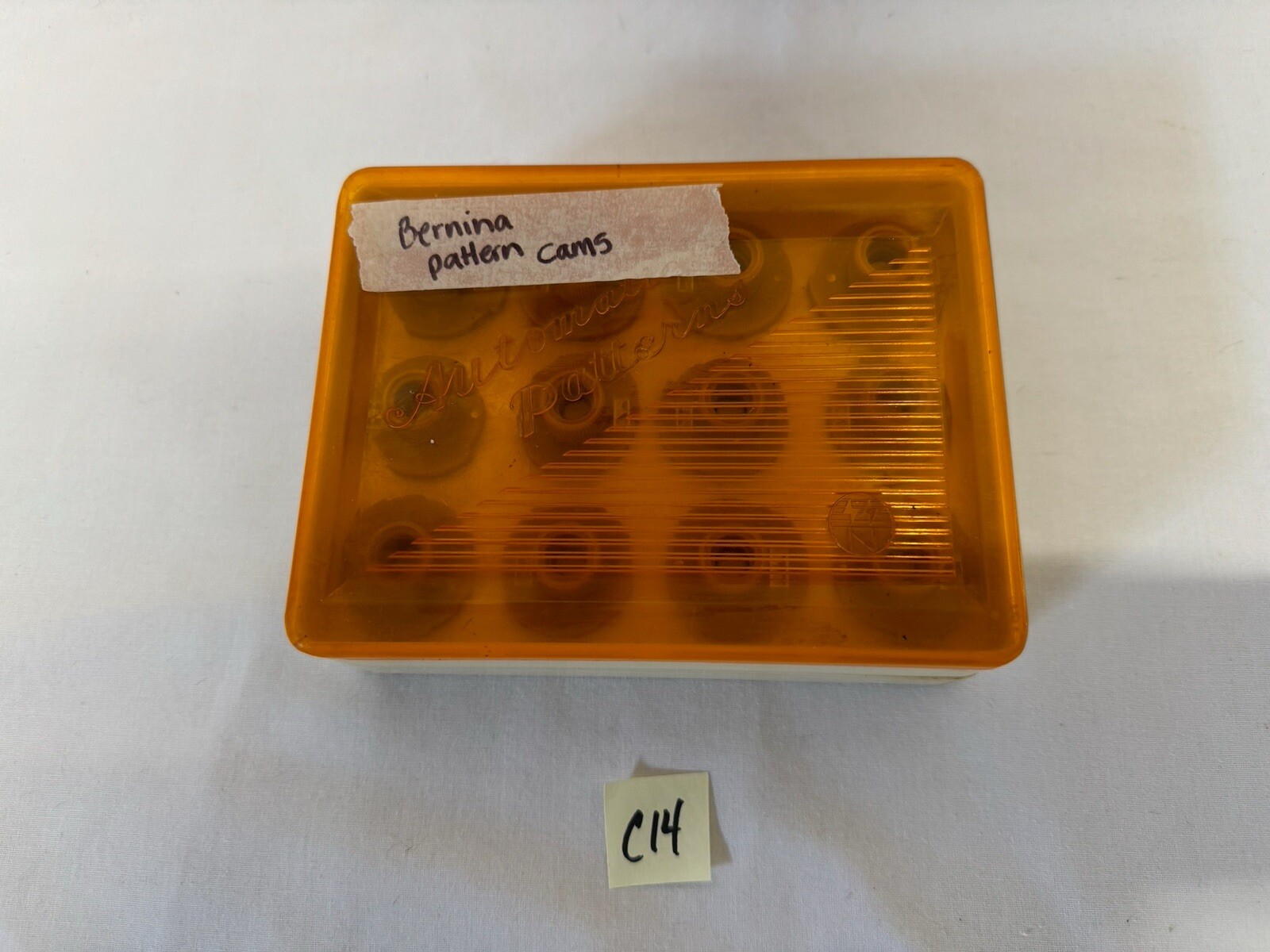 Bernina Sewing Machine Automatic Pattern Cams Lot Of 12 Cased Boxed 12 ...