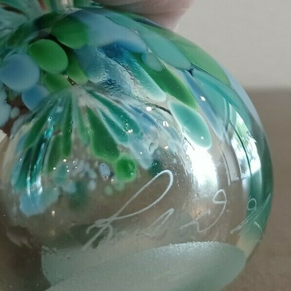 Signed And Numbered Glass Perfume Bottle Vintage | eBay