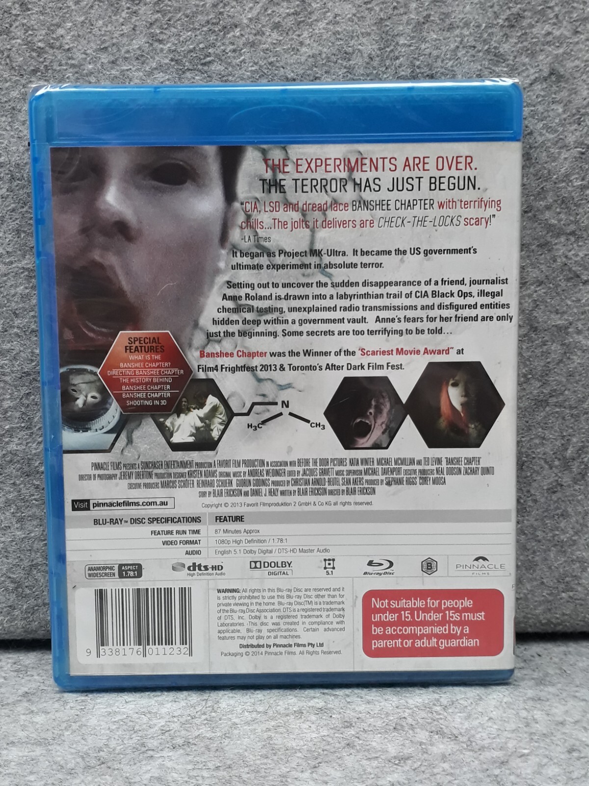NEW: BANSHEE CHAPTER Horror Thriller True Events Blu-ray Region B Free ...