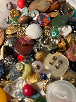 Antique & Vintage Buttons 100's NO COMMON JUNK | eBay