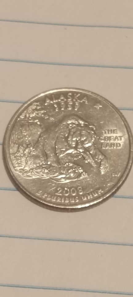 2008 Alaska quarter with errors ex claw plus more | eBay