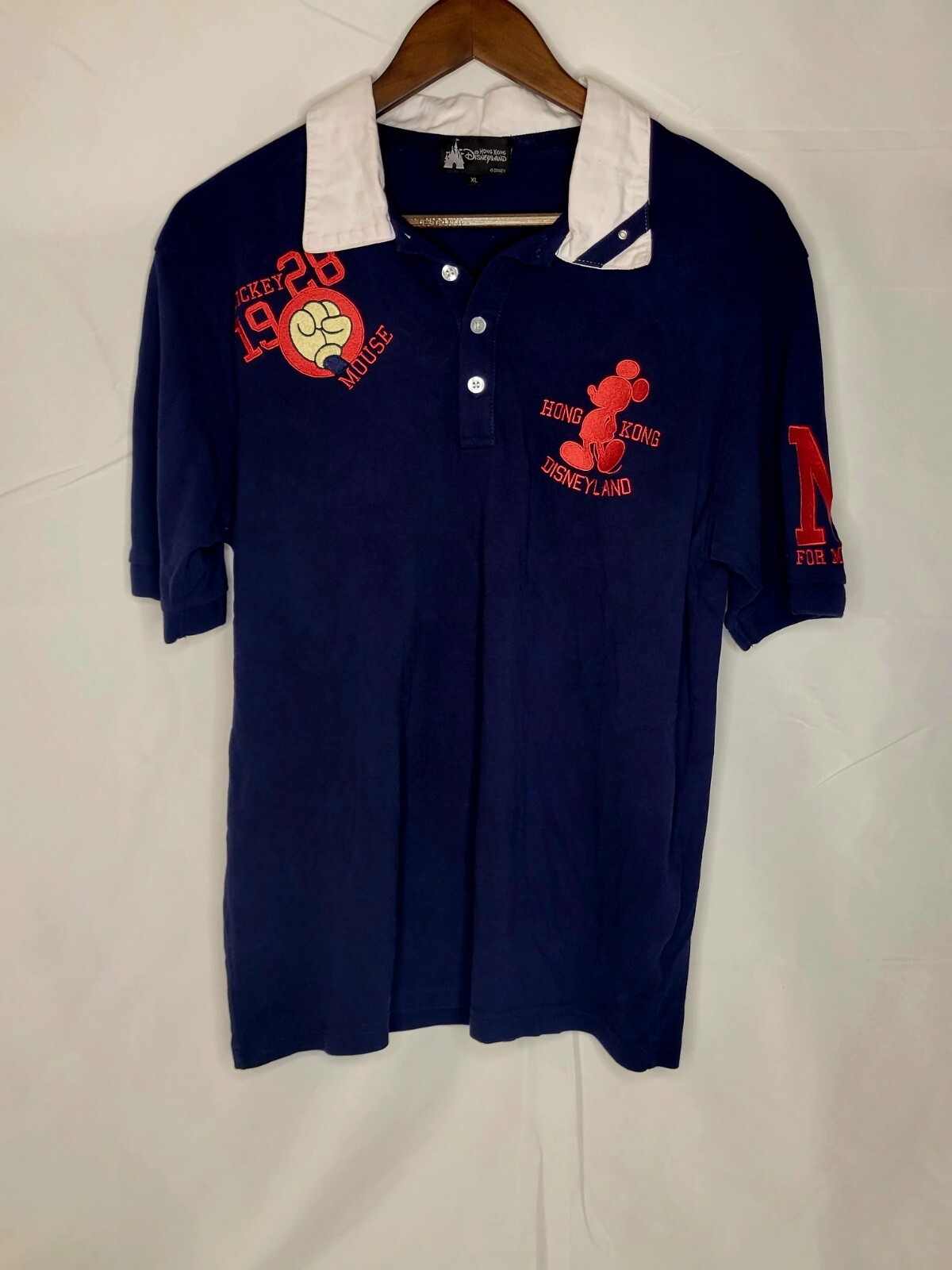 Disneyland Hong Kong Disney Mickey Mouse Polo Size XL - Gem