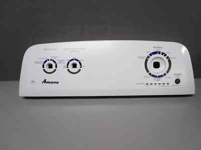 Amana Washer Control Panel, White (NO BOARD) W10866219 W10423793 ...
