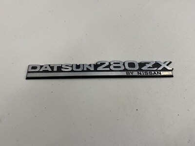 1981-1983 Datsun 280ZX by Nissan Badge Emblem Logo Rear Hatch Nameplate ...