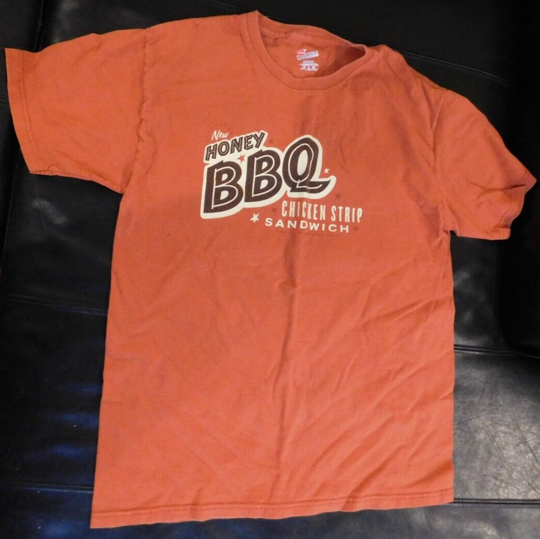 Whataburger Orange Honey BBQ Chicken Strip Sandwich Employee T-Shirt ...
