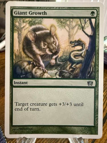 MTG Magic the Gathering 8th Edition Giant Growth | eBay