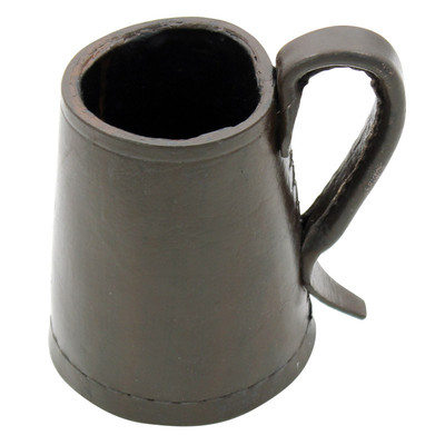 Tudor Medieval Renaissance Tankard Leather Dining Hall Drinking Vessel ...