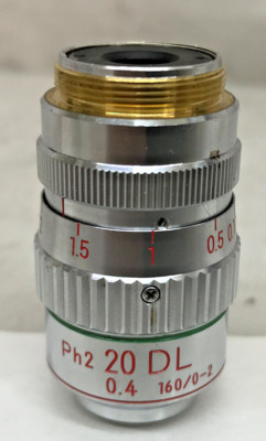 Nikon Microscope Objective Ph2 20x DL 0.4 160/0-2 | eBay