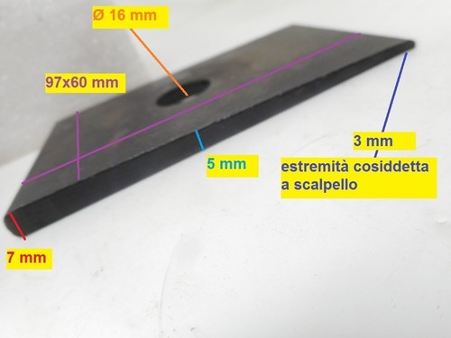 Washing machine plate wedge steel hole Ø 16MM Dimensions 60x96MM | eBay