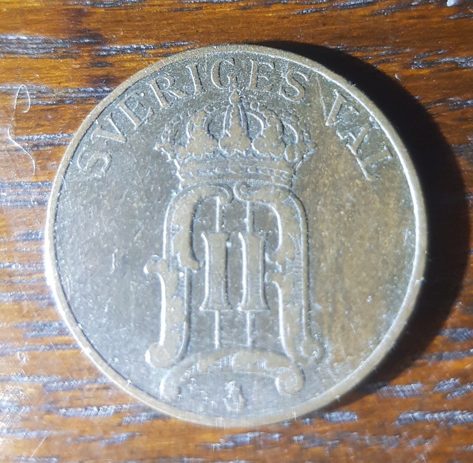 Swedish Coin, OSCAR II, 5 Öre, 1907. | eBay