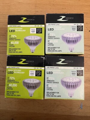 Zenaro LED Par30 Lamp 10W E26 120V Dimmable - (Lot of 4) | eBay