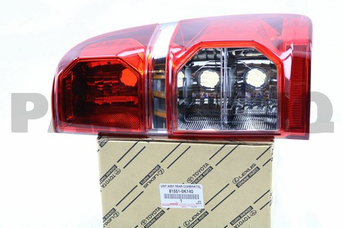 815510K140 Genuine Toyota LENS, REAR COMBINATION LAMP, RH 81551-0K140 ...