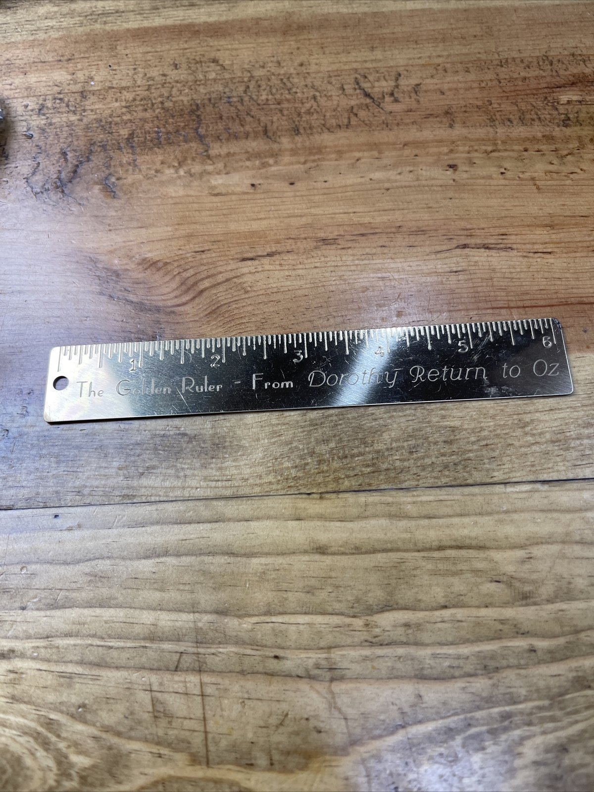 Vintage Gloria Duchin Inc The Golden Ruler From Dorothy Return Of Oz ...