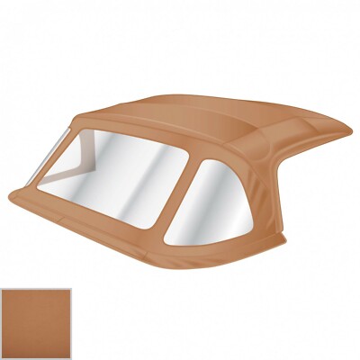 New Bisque Convertible Top MGB 1971-80 W Zip Out Window Robbins Brand ...