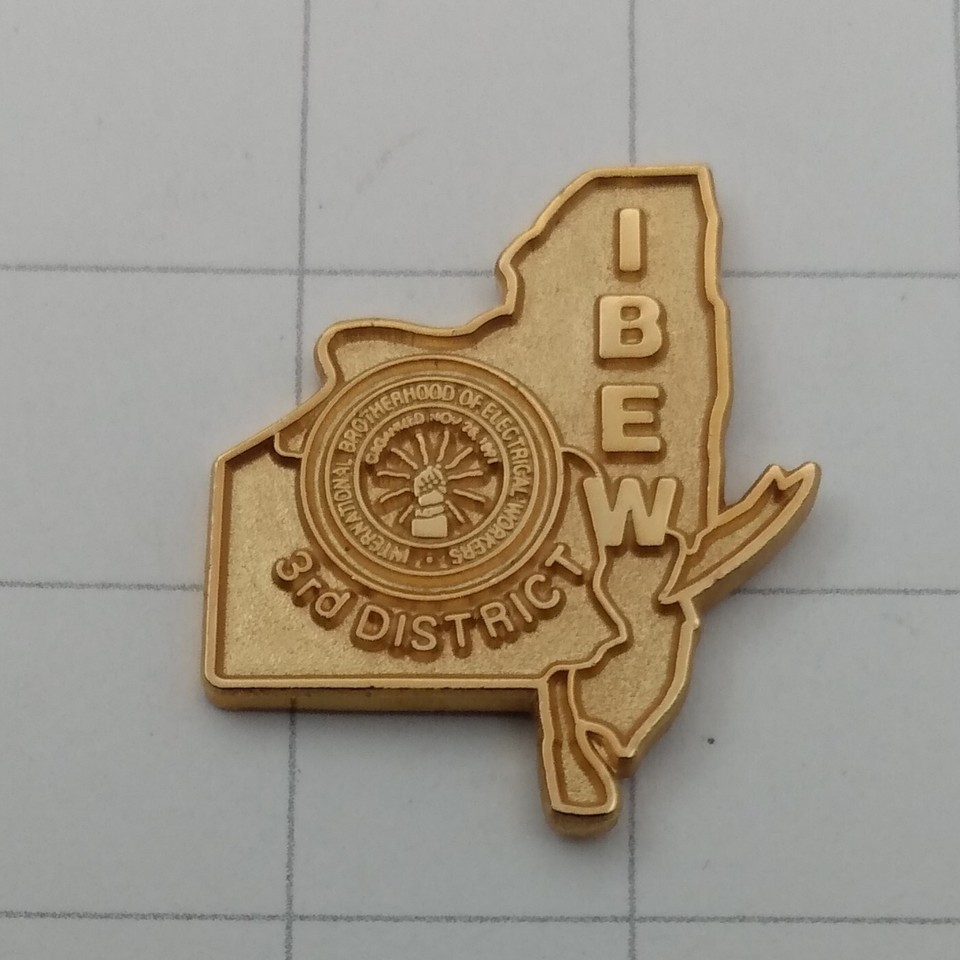 IBEW Lapel Pin 3rd District. | eBay