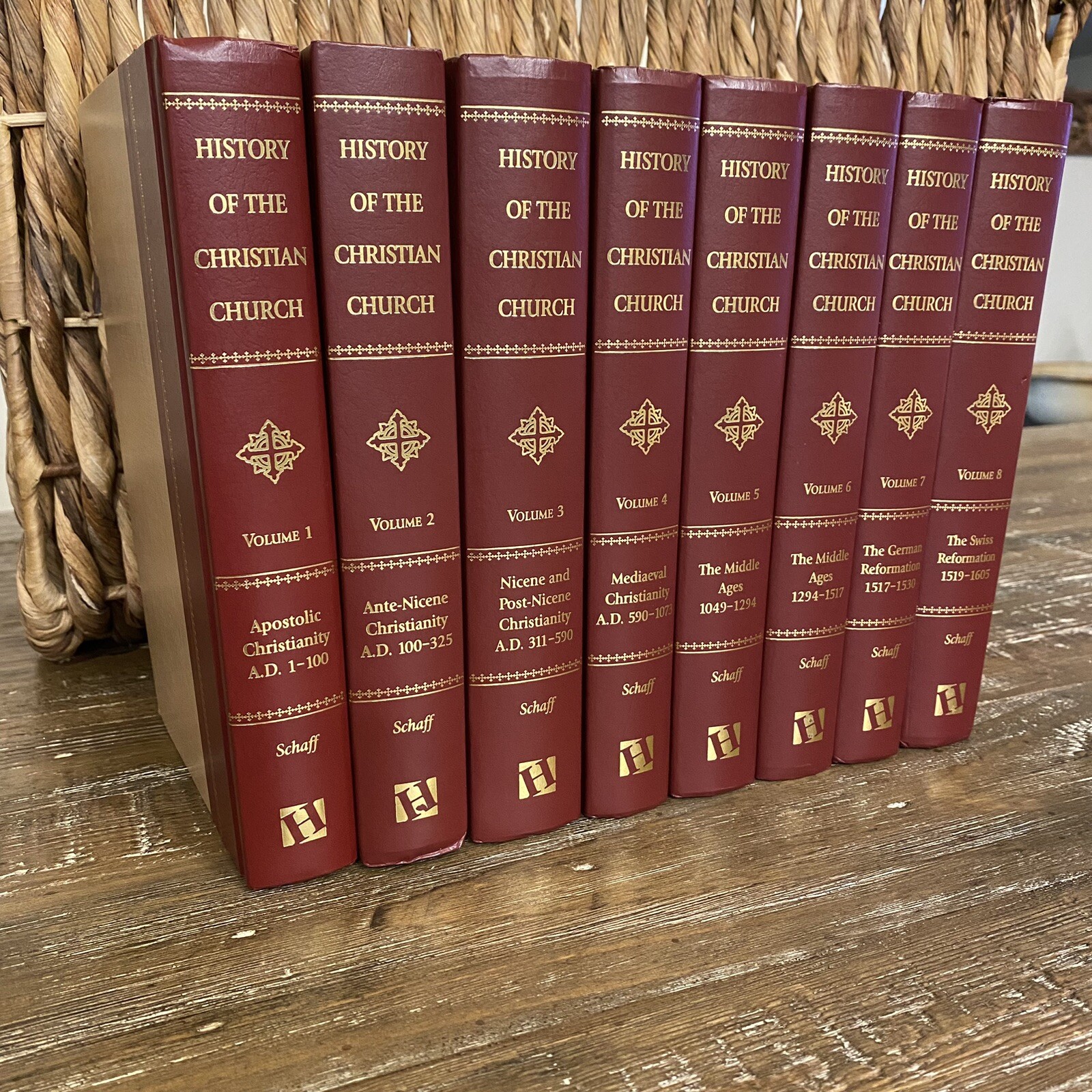 History of the Christian Church, Complete Set - All 8 Volumes by Philip ...