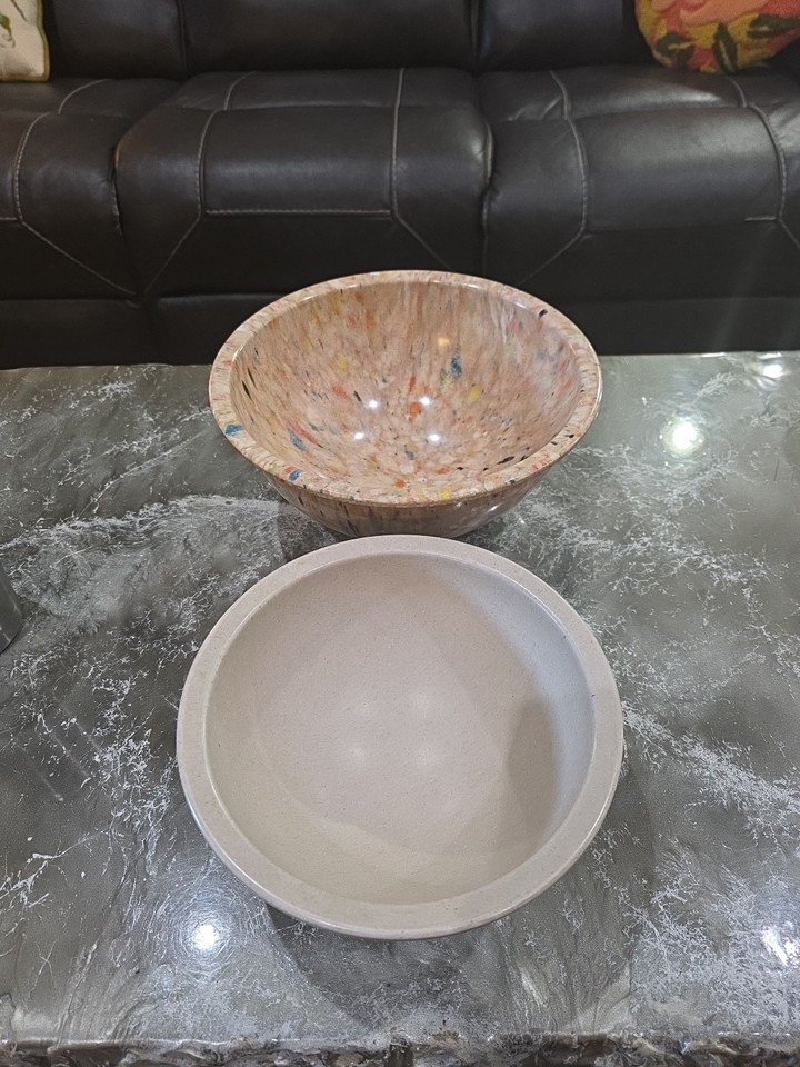 Confetti Melamine Texas Ware Mixing Bowl Set Of 2 mixed colors 118, 111 ...