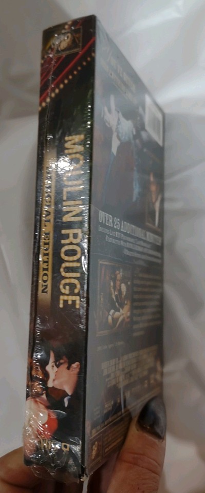 Moulin Rouge Special Edition VHS Movie New Sealed Nicole Kidman ...