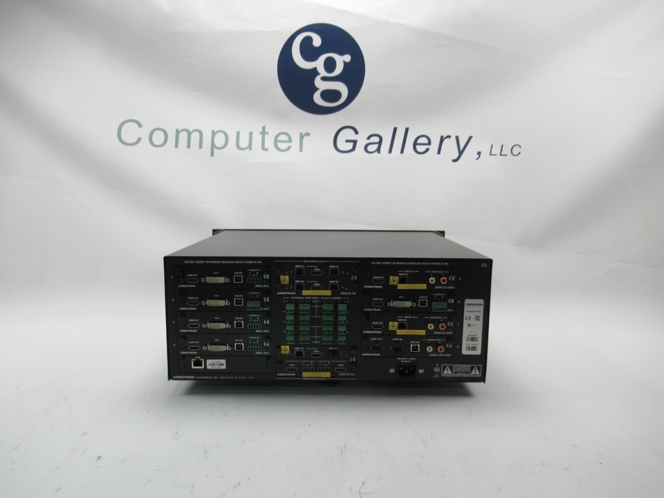 Crestron DM-MD8X8-RPS Digital Media 8x8 Matrix Switcher 1x USB-B 1x NIC ...