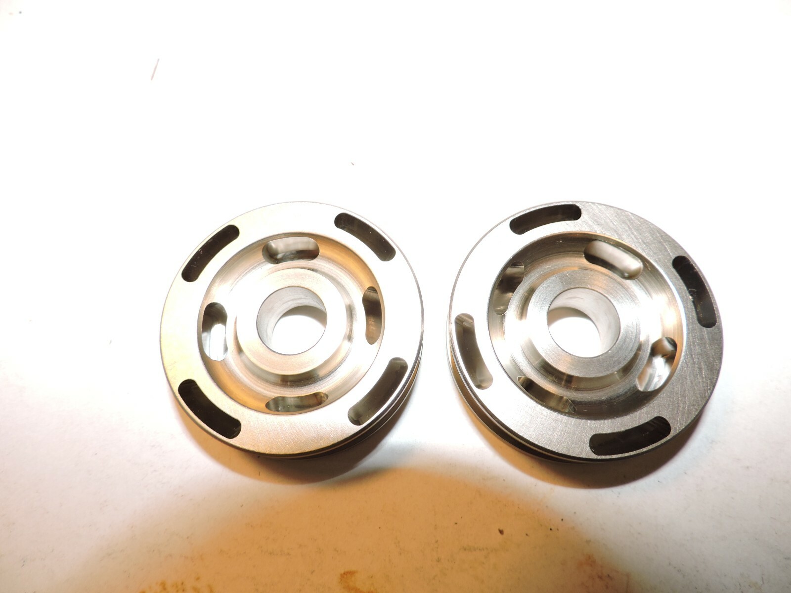 (2) NEW Ohlins 46MM Shock pistons un-drilled matching NASCAR Late Model ...