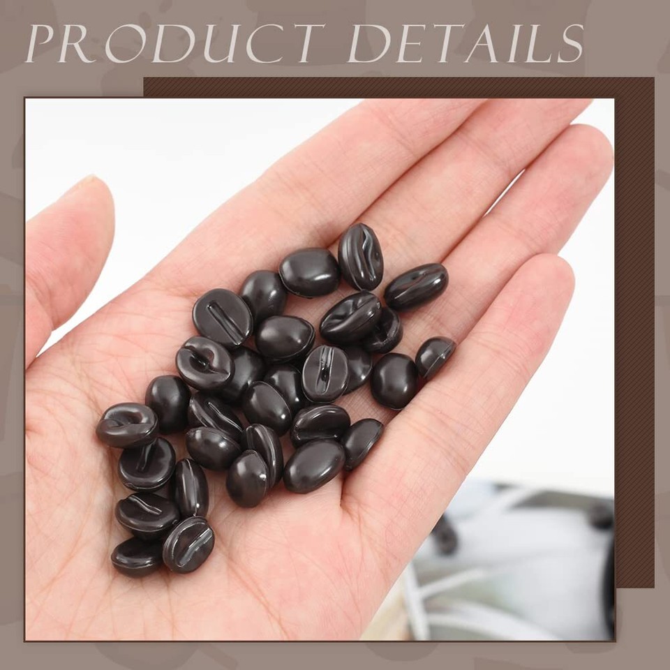 Artificial Coffee Beans 300pcs Simulation Fake Coffee Beans For Home ...