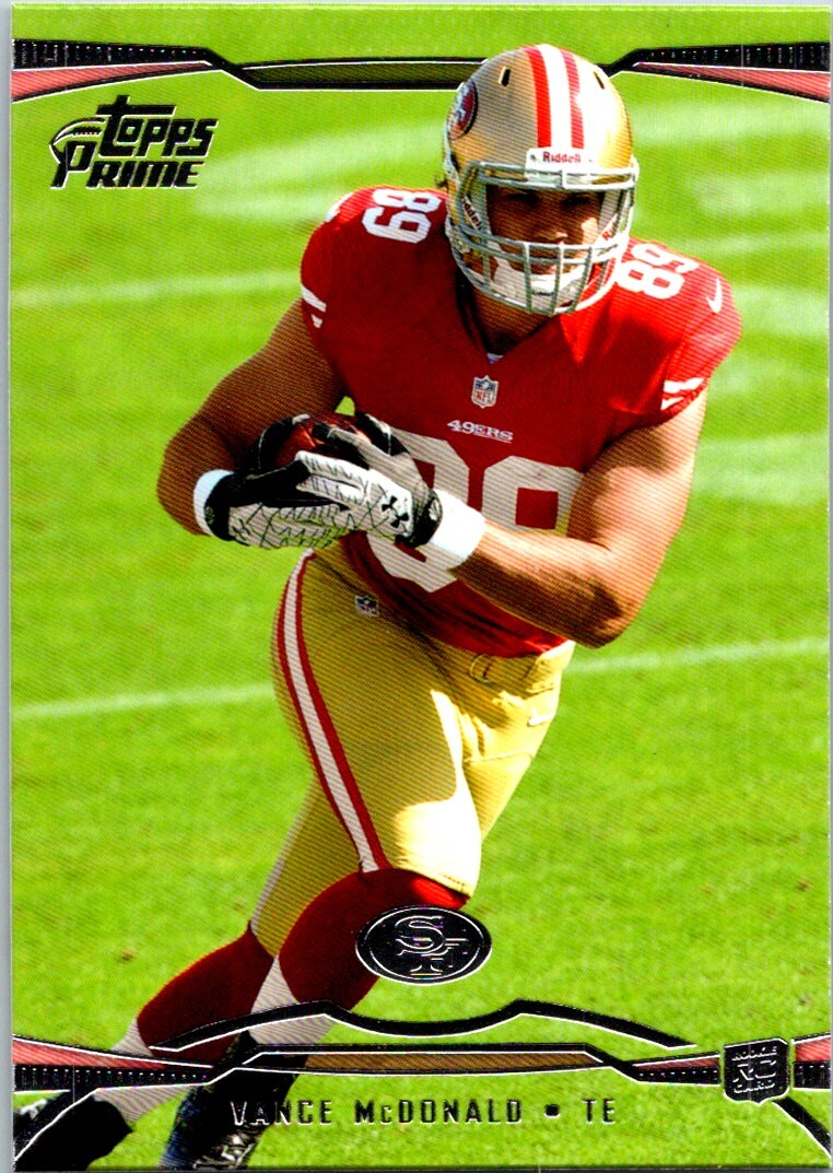 2013 Topps Prime Vance McDonald Rookie San Francisco 49ers #129 | eBay