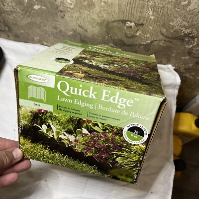 NEW Suncast QE20 Eco Edge "Quick Edge" Lawn Edging Border - Black - 20 ...