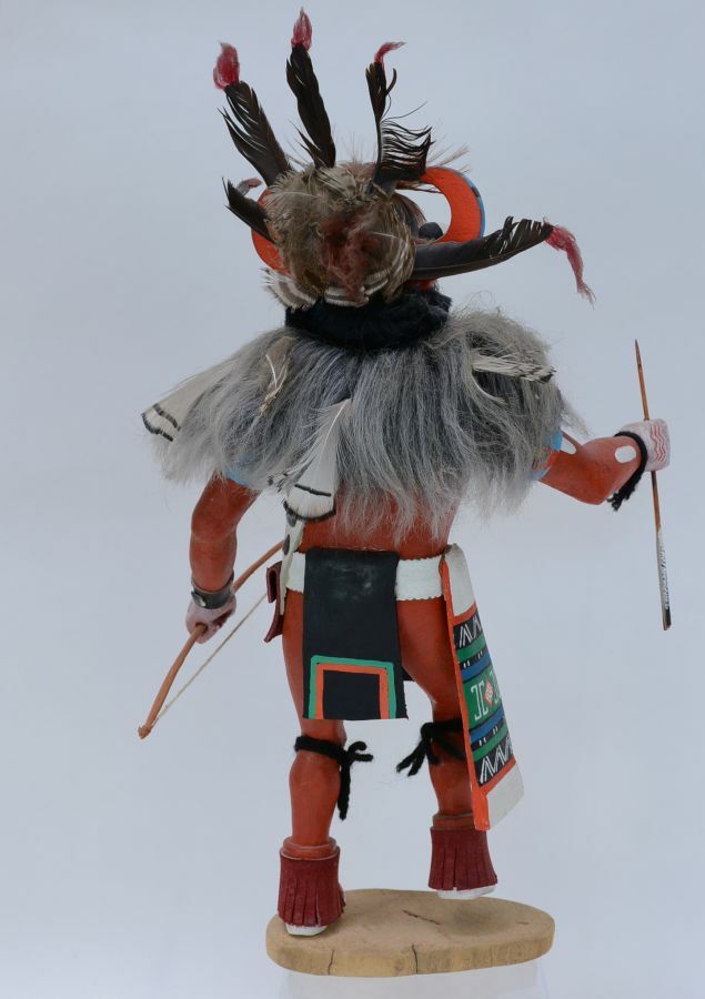 Hopi BLACK OGRE Kachina Doll by Austin Komalestewa Sr. 17" H | eBay