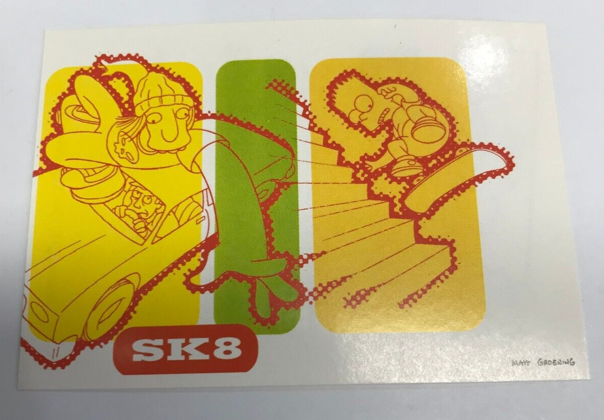 1999 PANINI THE SIMPSONS SPRINGFIELD COLLECTABLE STICKERS COLLECTION ...