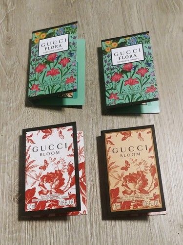 Gucci Flora & Bloom Perfume Sample 4 pc Set | eBay