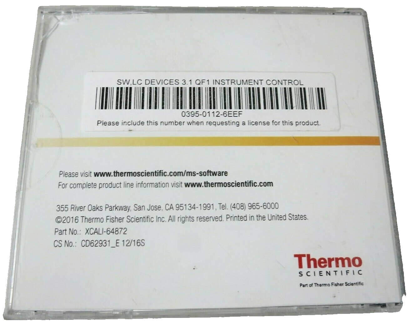 (NEW) Thermo Xcalibur LC Devices 3.1 QF1 Robust & Secure Spectrometry ...
