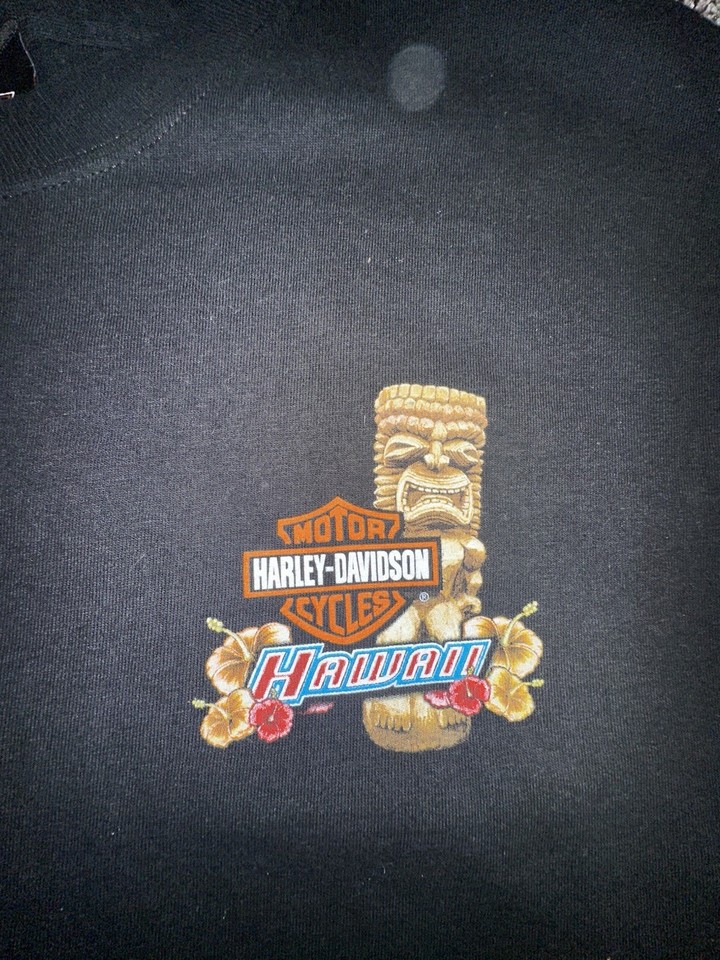Harley-Davidson Men's Short Sleeve T-Shirt Black XL Hawaii Ride The ...