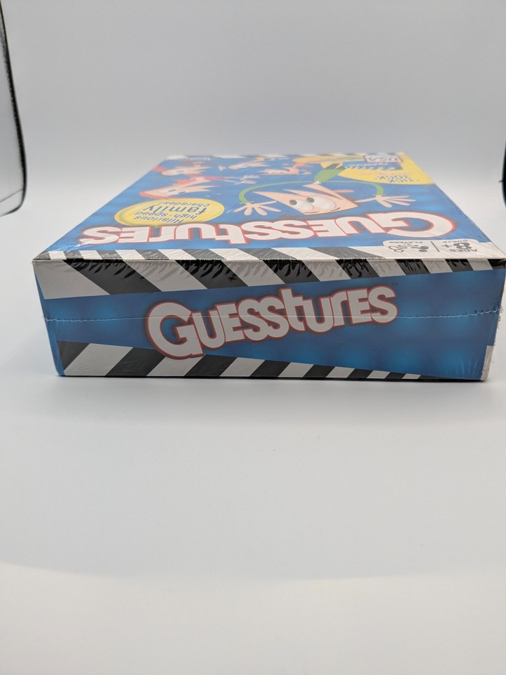 Hasbro Guesstures Family Game, New Sealed, Ages 8+, Fast-Paced Charades ...