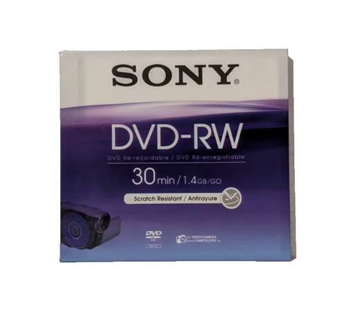 Sony DMW30B Mini DVD-RW 8cm Video CAMCORDER HANDY CAM DISC– NEW ...
