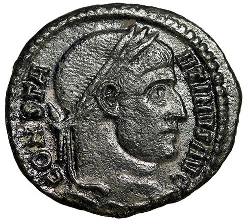 NICE PORTRAIT Constantine I The Great Roman Coin w COA Certified ...