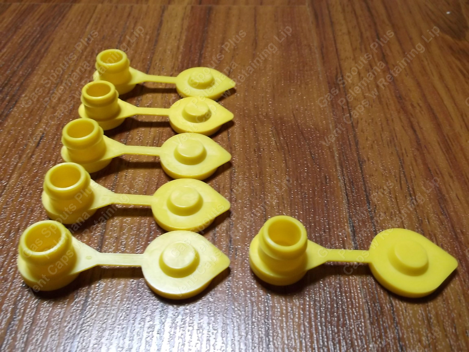 6-pk Yellow Vent Caps Gas Fuel Can Midwest Blitz Wedco Briggs Scepter ...