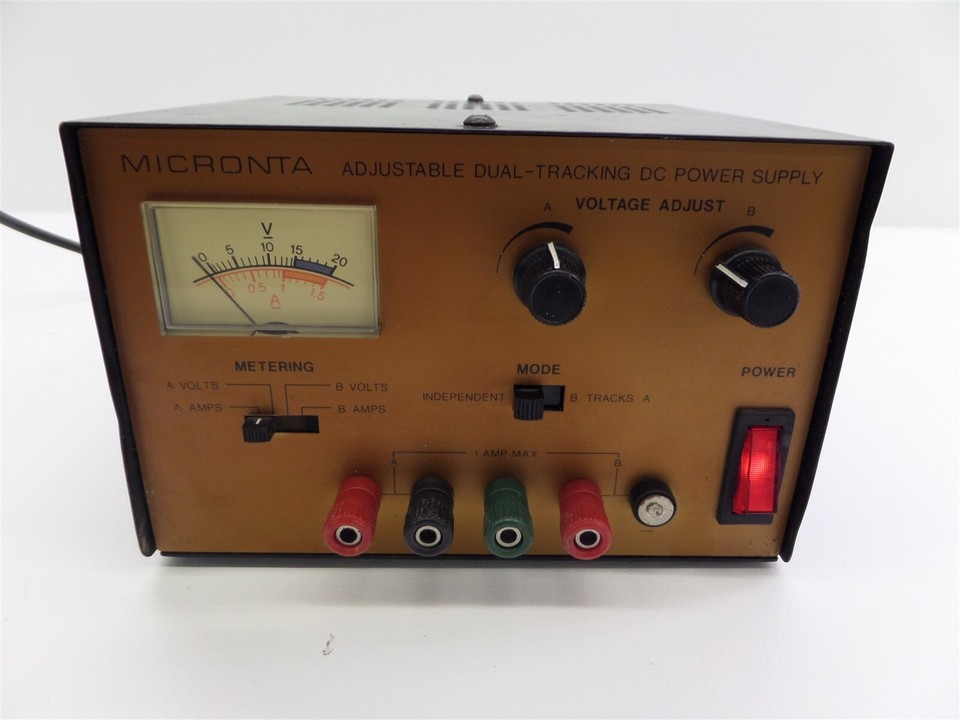 Micronta 22-121 Adjustable Dual-Tracking DC Power Supply | eBay