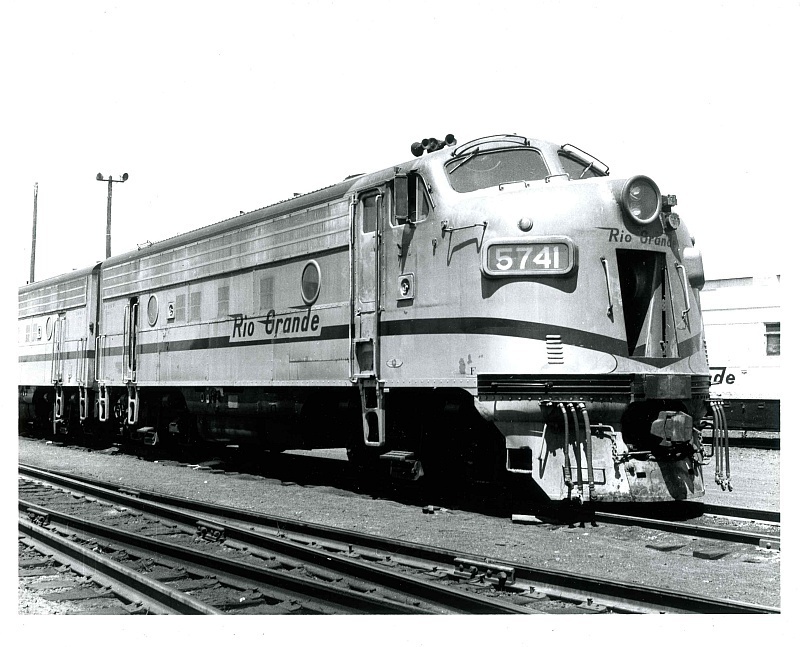 MM218 RP 1971 D&RGW RIO GRANDE RAILROAD ENGINE #5741 DENVER CO | eBay