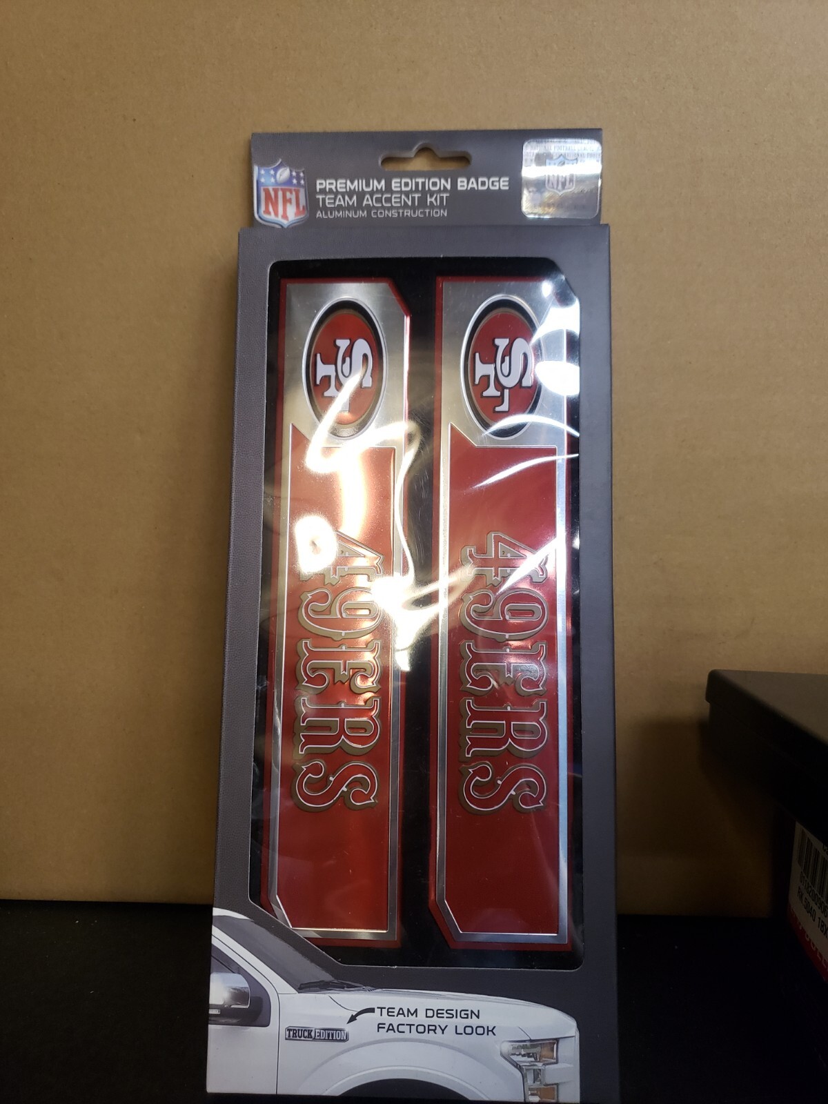 NFL San Francisco 49ers Premium Aluminum Auto Truck Edition Emblem 2pc ...