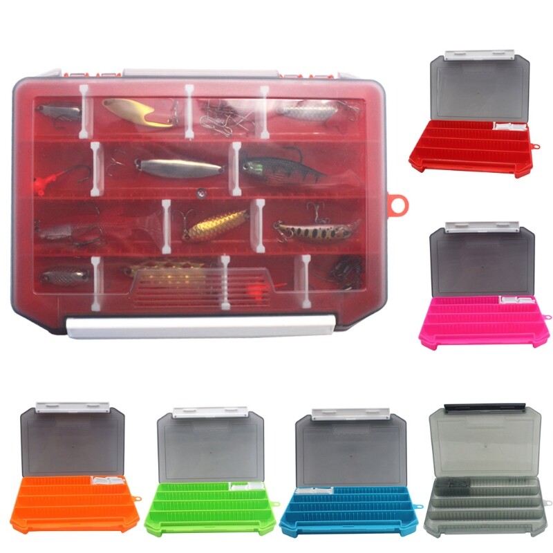 Plastic Clear Organizer Box Holder for Case Tackle Boxes Organizer with ...
