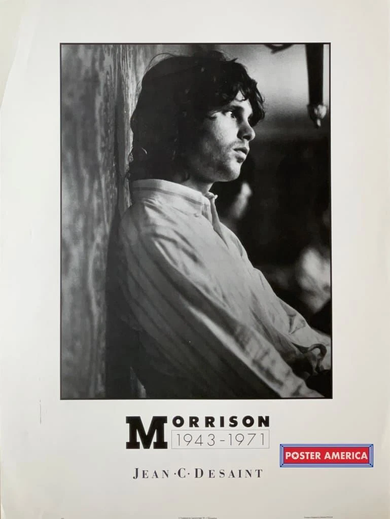 Jim Morrison Black And White Poster