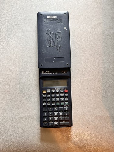 Sharp Scientific Calculator EL-509LH Folding Plastic Cover School Math ...