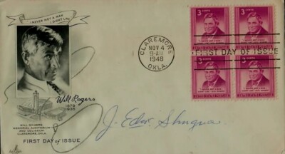 RARE! "The Emperor Jones" J Edward Shugrue Hand Signed FDC From 1948 | eBay