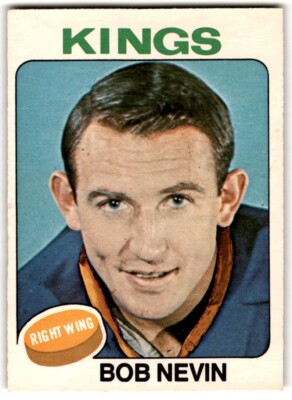 1975-76 O-Pee-Chee Bob Nevin #123 Los Angeles Kings | eBay