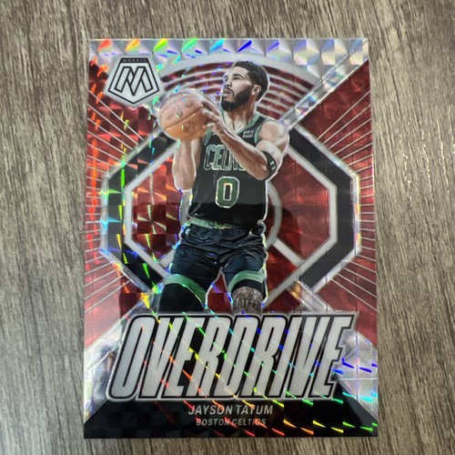 Jayson Tatum RARE PRIZM REFRACTOR SSP OVERDRIVE INVESTMENT CARD CELTICS ...