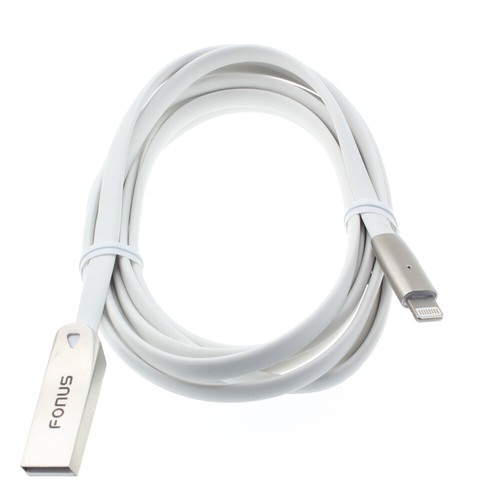 For iPhone SE (2020) - USB CABLE 6FT FLAT CHARGER CORD POWER WIRE FAST ...