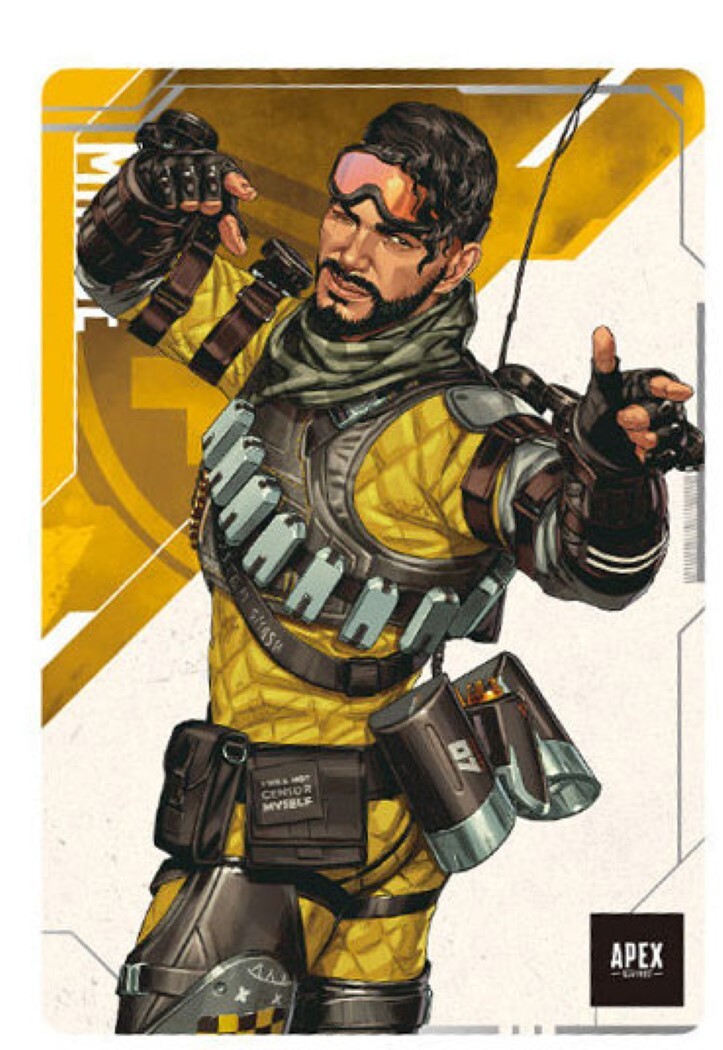 APEX LEGENDS Trading Card W#1 No.08 Mirage BANDAI Japan | eBay