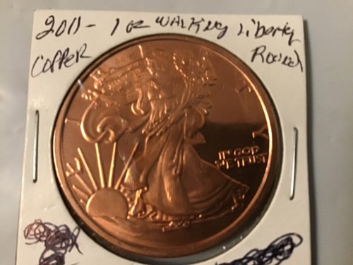 2011 Copper American Walking Liberty Round 1 oz. | eBay