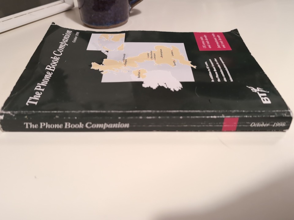 The Phone Book Companion October 1998 BT Phone Book | eBay UK